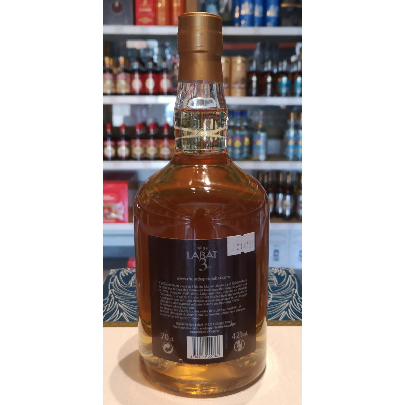 Père Labat Rhum Vieux Agricole 3 ans 42° 70cl